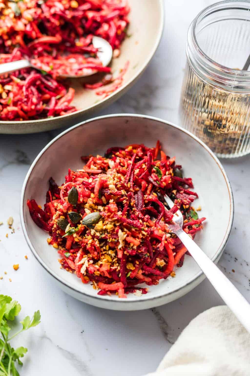 Rote Bete Karotten Salat